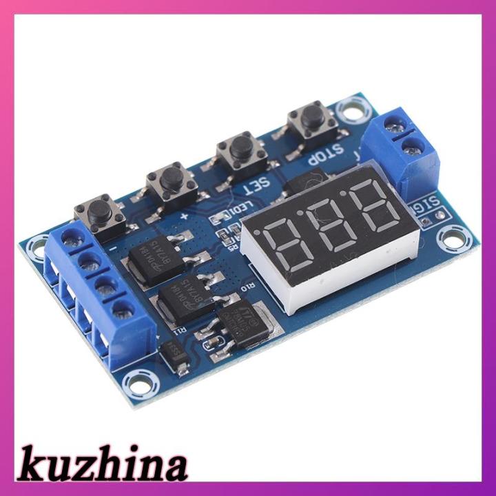 [kuzhina] Hibi HONG DC 6-30V Dual MOS LED Digital Time Delay Relay ...