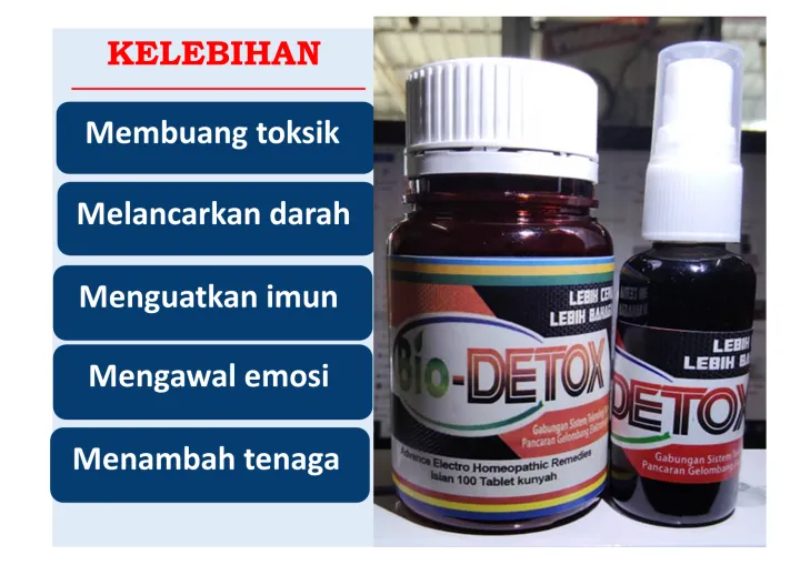 Bio-Detox Homeopathy 100 Biji Formula Terkini | Lazada