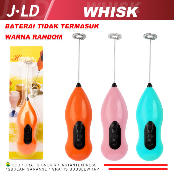 Jld Hand Mixer Mini Elektrik Milk Frother Electric Mixer Pengocok Telur