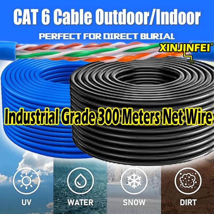 Cat6 Plenum Ethernet Cable 300 Meters Solid Conductor DSX-8000 Fluke ...