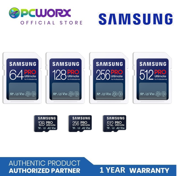 Samsung PRO Ultimate w/ Adapter MB-MY-SA microSDXC MicroSD | 128GB ...