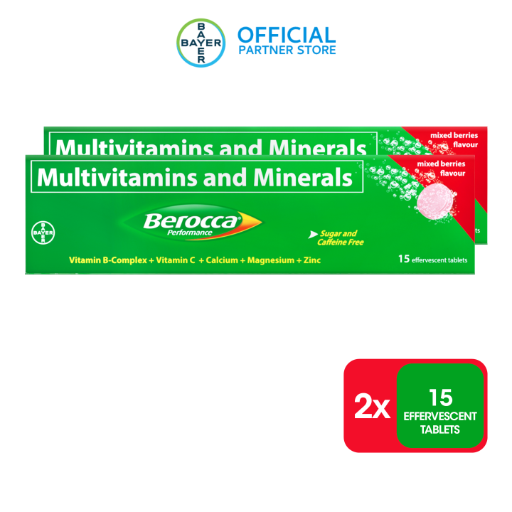 BEROCCA® Performance (Mixed Berries) Multivitamins + Minerals 15 ...