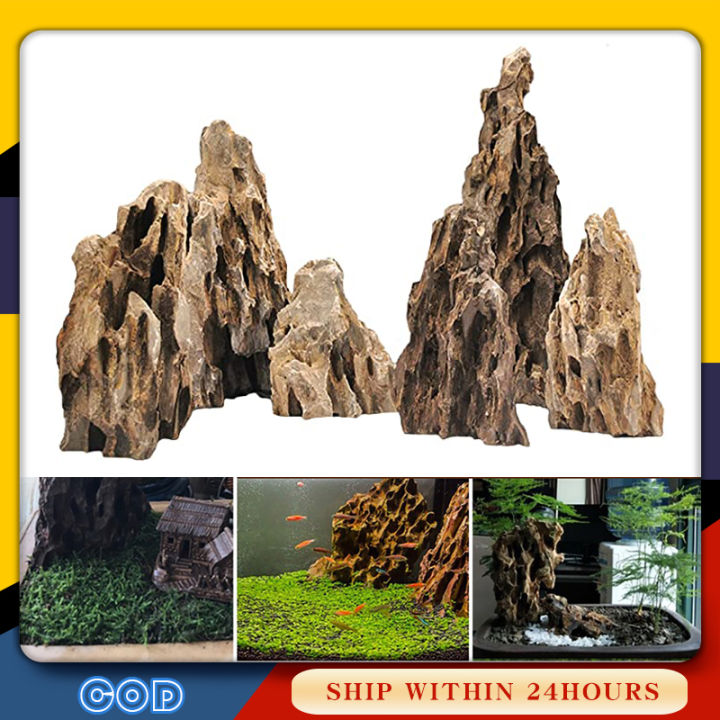 1Pcs Natural Dragonstone Rock Fish Tank Decoration Aquascaping Stone for Aquariums | Lazada PH