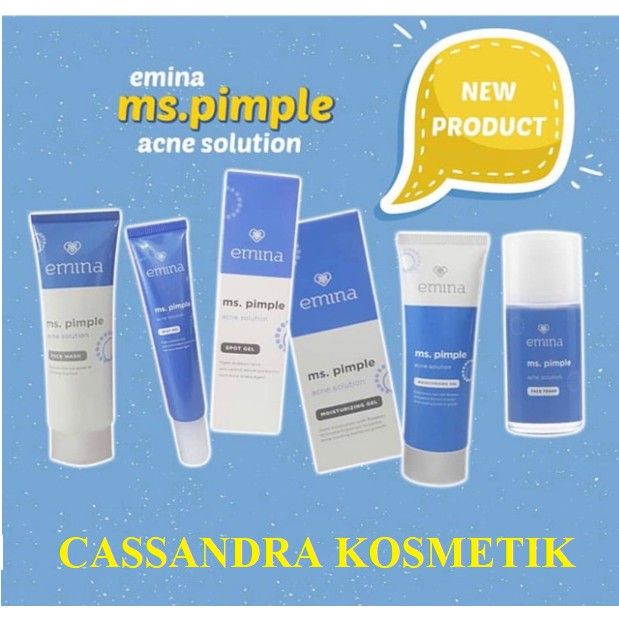 PAKET EMINA MS.PIMPLE ACNE SOLUTION SERIES | Lazada Indonesia