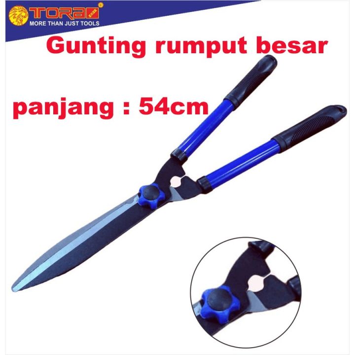 TORA Gunting Rumput besar Gagang Karet Taman Kebun Dahan Ranting Pagar | Lazada Indonesia