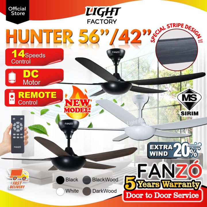 🔥NEW MODEL🔥FANZO HUNTER BABY 42'' Baby Fan | FANZO HUNTER 56'' 5 Blades ...