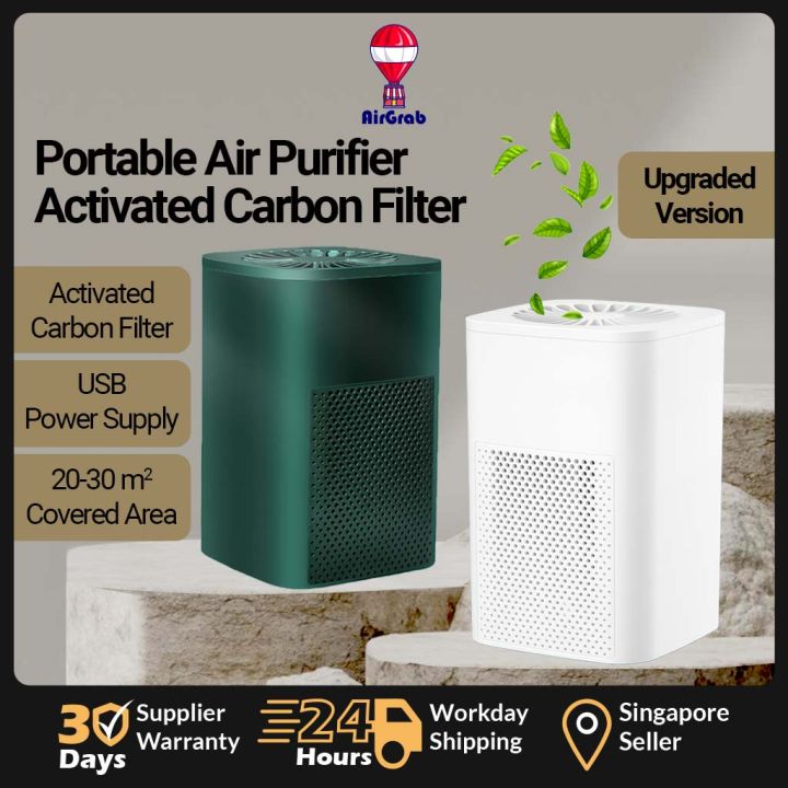 Negative Ion Air Purifier Mini Air Purifier Smart Air Cleaner Small ...