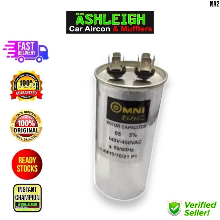 Aircon motor Capacitor 65UF 5% 440V/450 VAC | Lazada PH