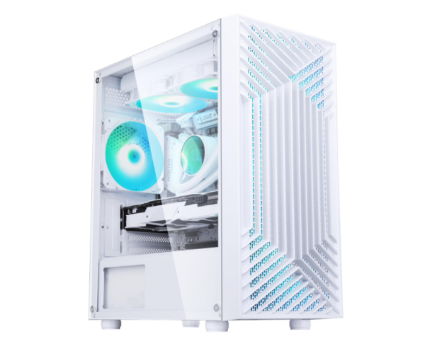 INVASION M-102 M-ATX CASING / CASE / CHASSIS WITH 4 ARGB FAN ( BLACK ...