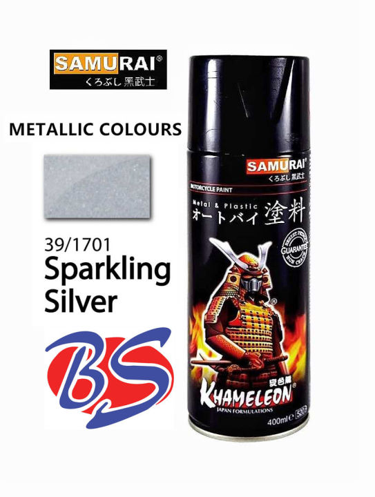 Samurai paint METALLIC COLOUR Sparkling Silver | Lazada