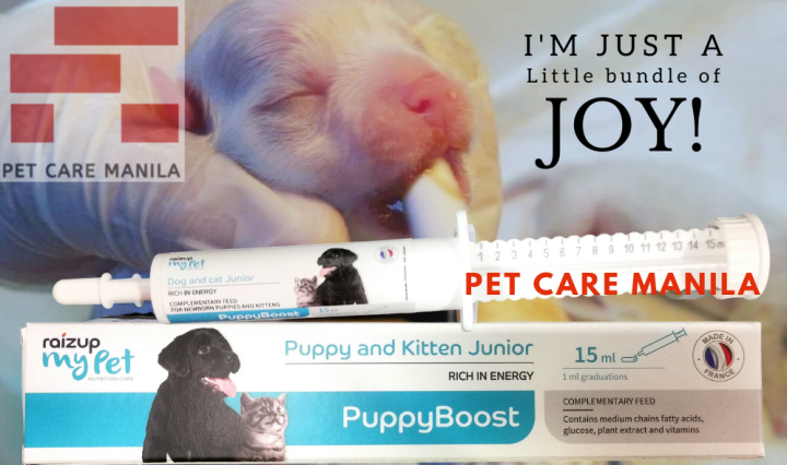 PUPPYBOOST for Newborn Puppies and Kittens, 15ml (Energy-Rich Puppy ...