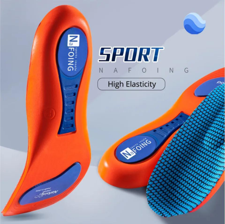 1 pair of sports insoles with soft sole and shock absorption, suitable ...