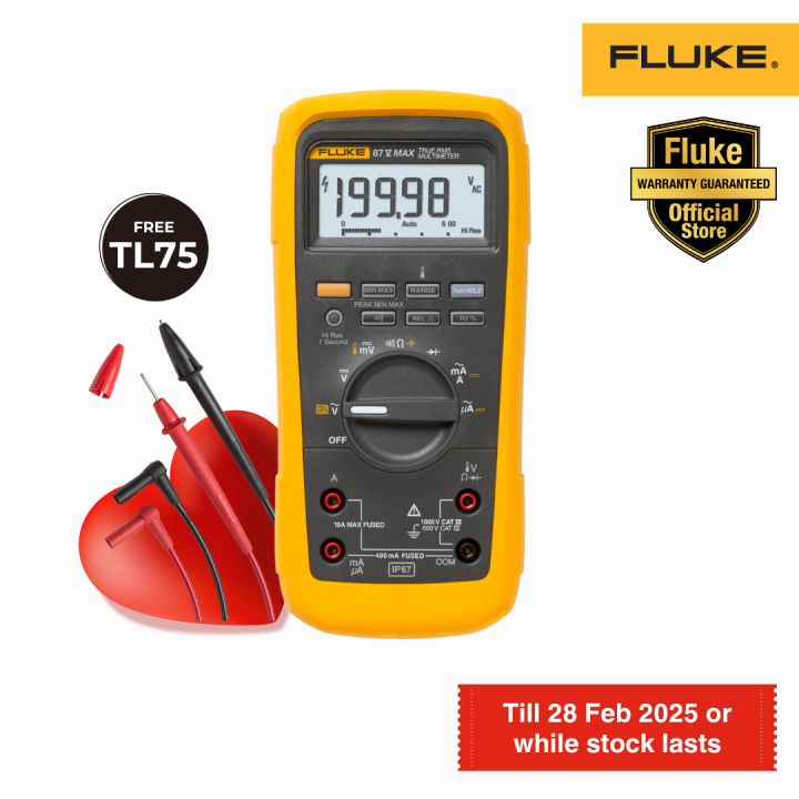 Fluke 87V MAX True-rms Digital Multimeter | Lazada Singapore