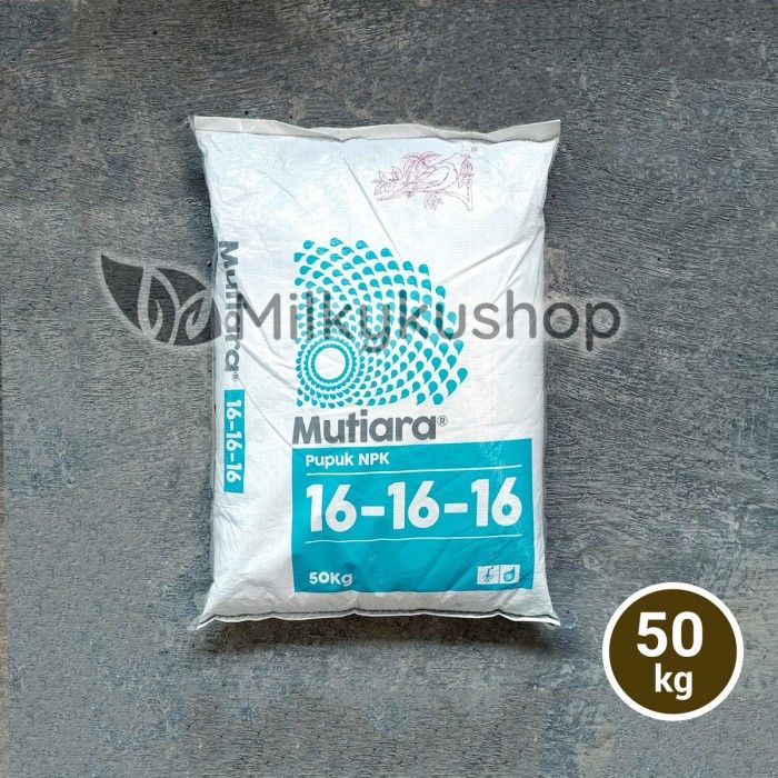 Pupuk Meroke NPK Mutiara 16 16 16 Kemasan Pabrik 50 kg | Lazada Indonesia