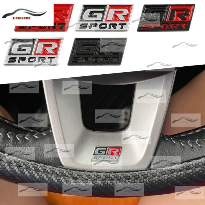 XSD 1 x 3D Metal GR SPORT Logo Steering Wheel Emblem Sticker center ...