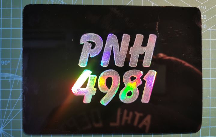 Number Plate Motor 2D (Tulisan Dalam) (Custom Design) | Lazada