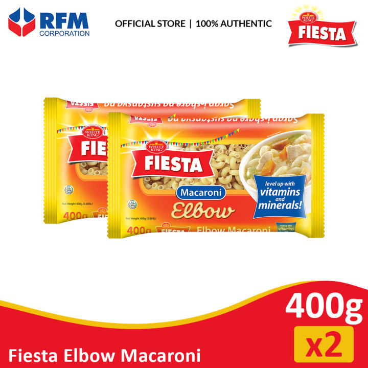 Fiesta Elbow Macaroni Pasta 400g - Set of 2s | Lazada PH