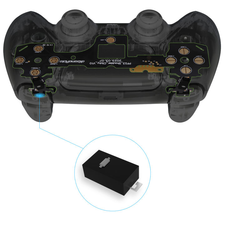 【COOL】 Extremerate Ergonomic Switch Clicky Hair Trigger Kit For Ps5 ...
