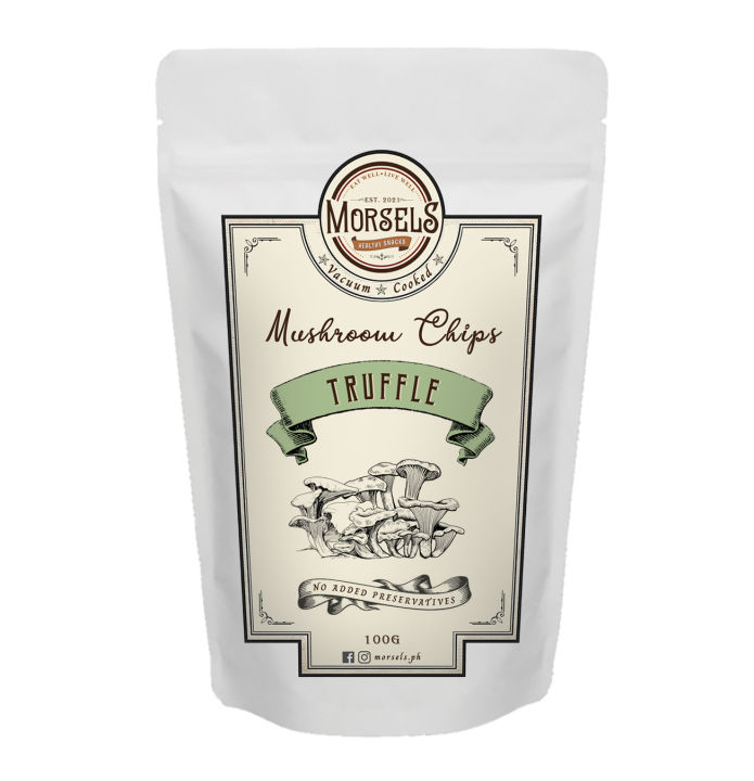 Morsels Truffle Mushroom Chips (50-gram pack or 100-gram pack) | Lazada PH