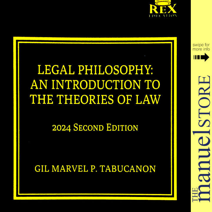 Tabucanon (2024) - Legal Philosophy for Filipinos: A Case Study Approach by Gil Marvel | Lazada PH
