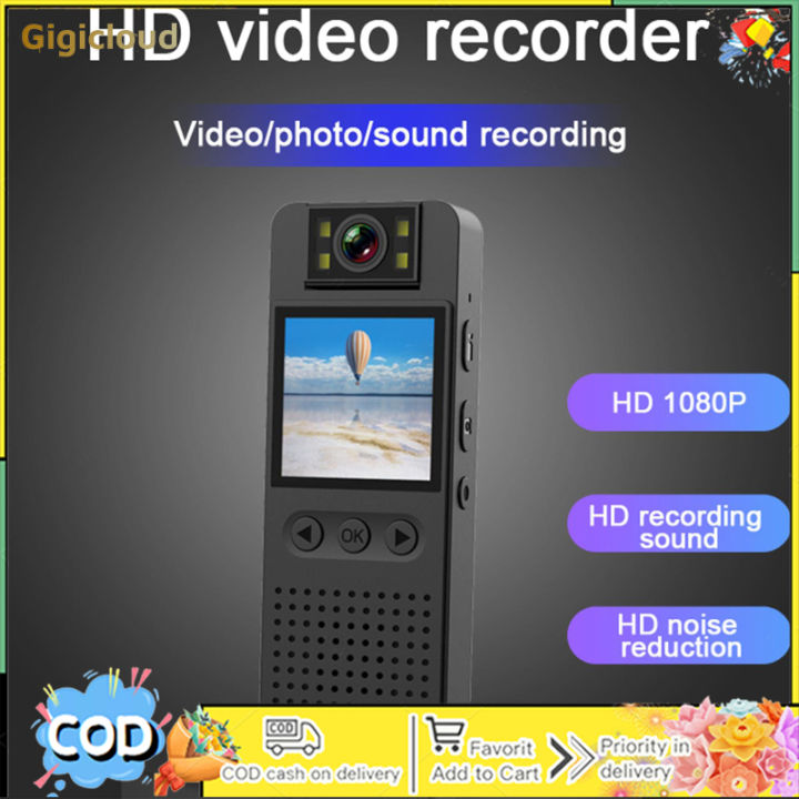 Cs06 Hd Video Recorder Rotatable Lens Back Clip Camera Infrared Night Vision Wifi Motion ...