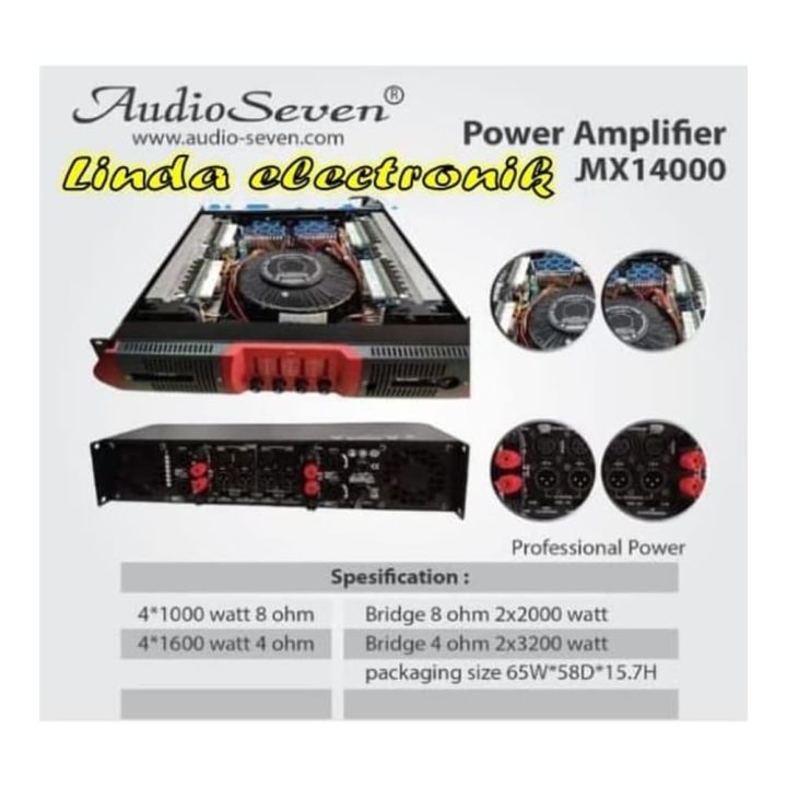 power audio seven Mx 14000 original audio seven mx14000 | Lazada Indonesia