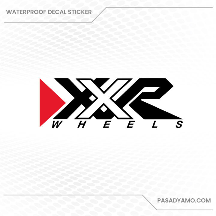 XXR Wheels Decal Sticker for Cars Motorcycles Helmets Laptops Skateboards and More | Lazada PH