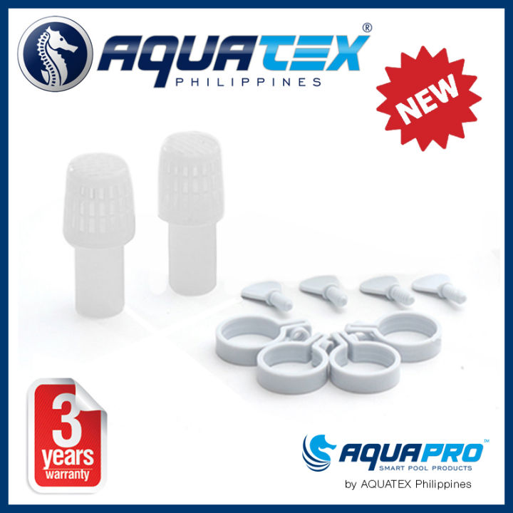 AQUAPRO Pool Inlet/Outlet Strainer Assembly with Hose Clamps for Intex ...