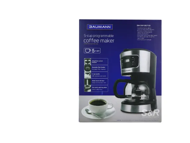 Baumann Living 5-Cup Programmable Coffee Maker BM-CM1082TCB | Lazada PH