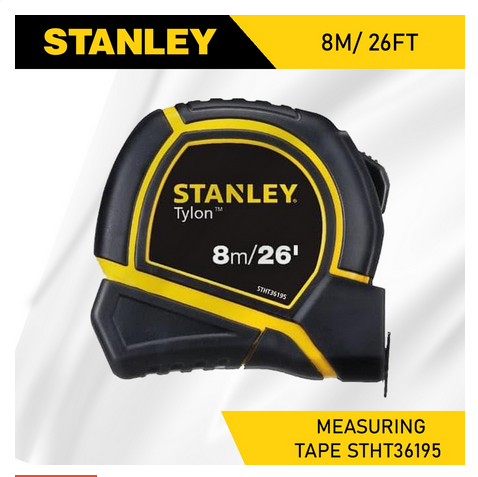 Stanley Tylon™ Tape Measure Rule (measuring tape ) ~3m or 5m or 8m | Lazada