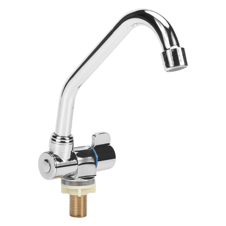 Foldable RV Faucet Rotating Single Handle Deck/Wall Mounted RV Kitchen ...