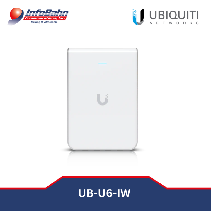 Ubiquiti Networks U6-IW UniFi 6 In-Wall WiFi 6 Access Point (U6 IW) (U6-IW-US) | Infobahn ...