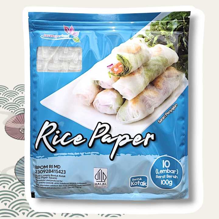 Rice Paper Kulit Lumpia Kotak 10 Lembar 100gr | Lazada Indonesia