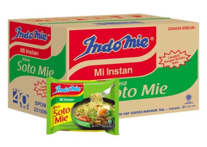 Indomie Mi Instan Rasa Soto Mie 70 gr x 40pcs | Lazada Indonesia