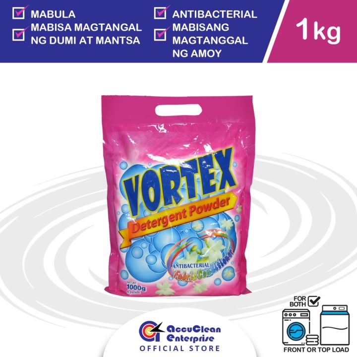 Accuclean Vortex Detergent Powder with Antibacterial - (1 KILO) | Lazada PH