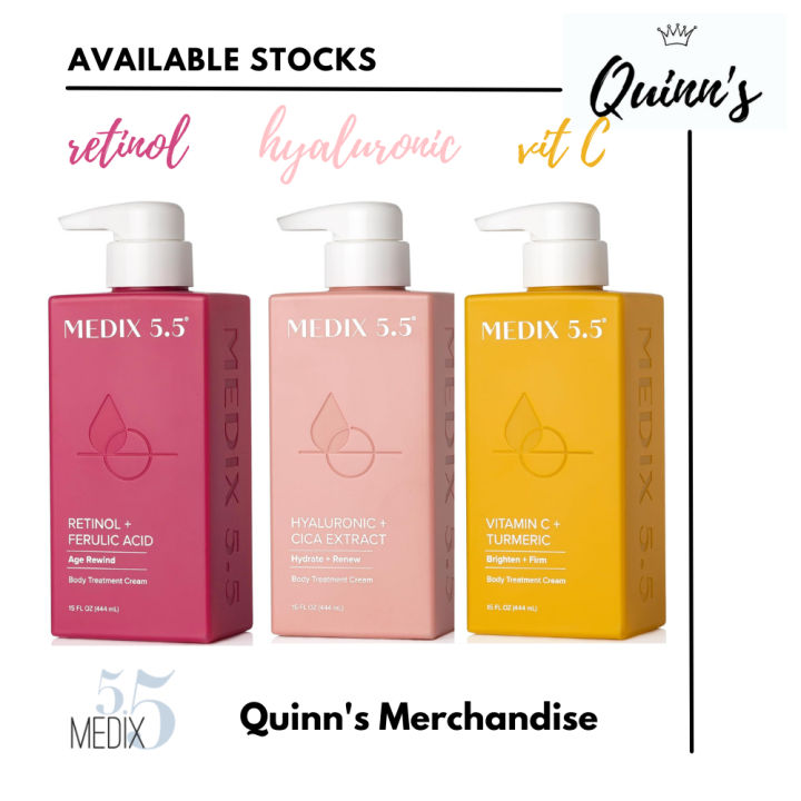 Medix 5.5 Retinol Ferulic Acid Face & Body Lotion 15oz (444ml) | Lazada PH