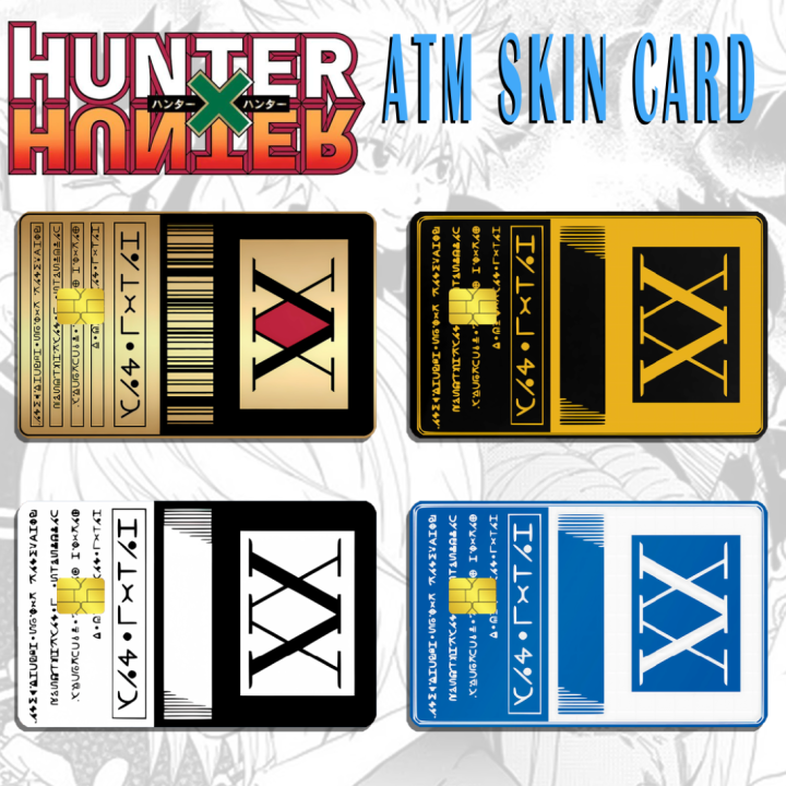 HUNTER X HUNTER LICENSE -ATM SKIN CARD STICKER | Lazada PH