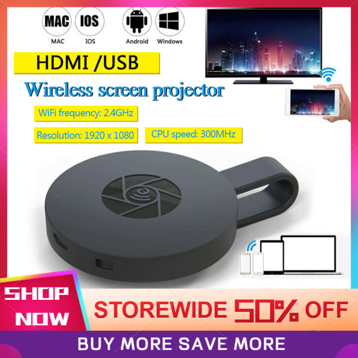 Wireless Display Receiver G2 Chromecast TV Streaming Wireless Miracast ...