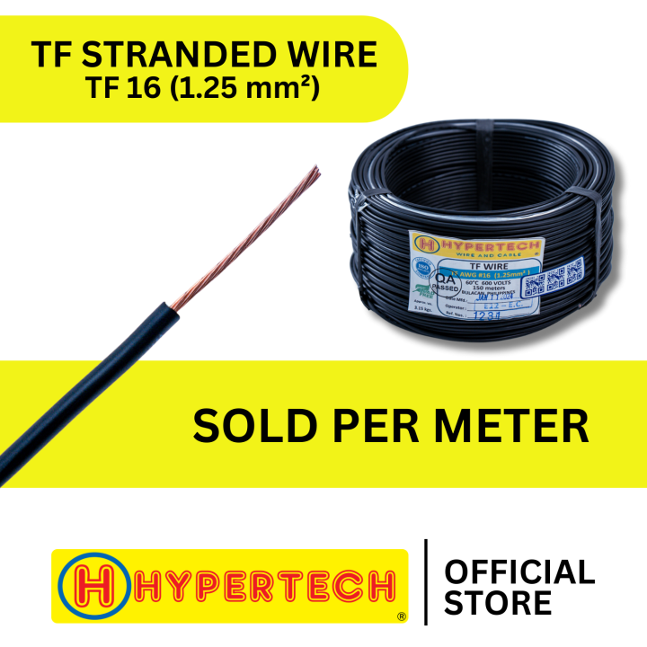 Hypertech TF Single Wire # 16 - PER METER - Stranded - Pure Copper ...