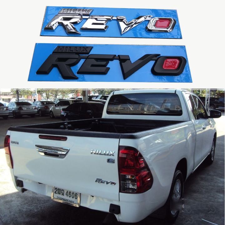 Cars Car 3d Stickers For TOYOTA HILUX REVO Emblem Rear Back Tail Trunk ...