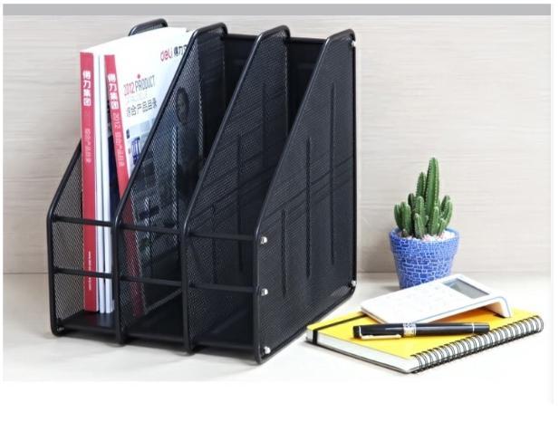 Wire mesh 3 - tier file frame/file bar/magazine rack.307C | Lazada PH