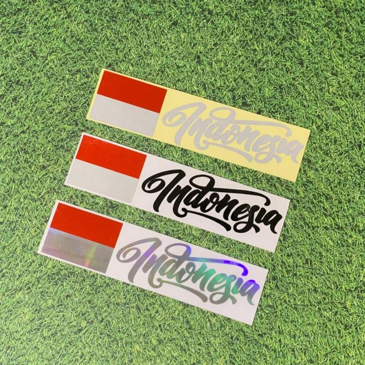 Sticker Bendera Indonesia Merah Putih Sticker Cutting | Lazada Indonesia
