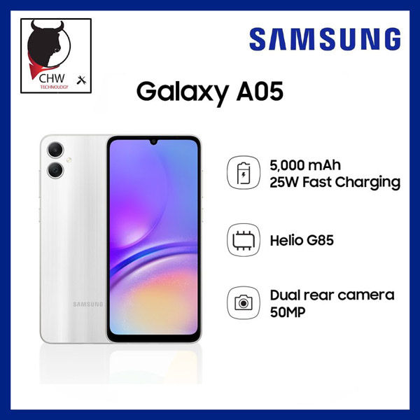 SAMSUNG A05 SMARTPHONE ANDROID 6.7:50 MEG PIXEL | Lazada