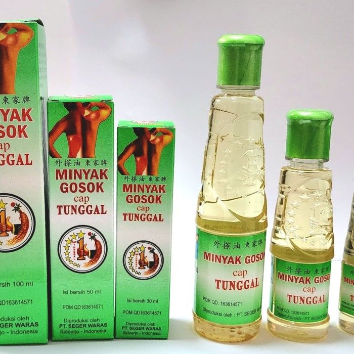 Minyak gosok cap tunggal 50ml | Lazada Indonesia
