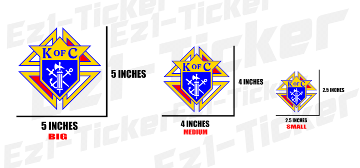 K of C logo printable stickers | Lazada PH