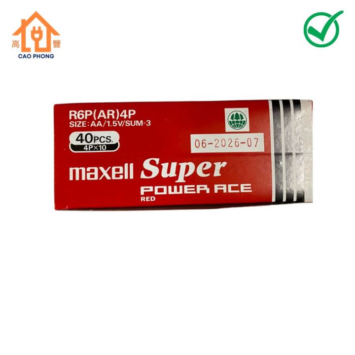 Pin Maxell 2AA - 3AAA siêu bền nguyên hộp 40 viên chính hãng, nhập khẩu ...