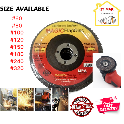 Abrasive Magic Flap Disc / Angle Grinder Polishing Wheel/Kertas Pasir ...