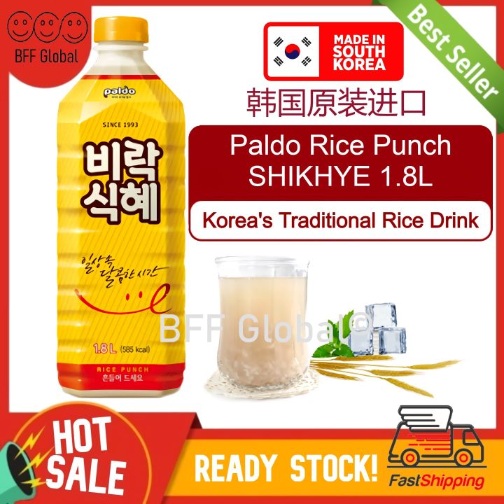 Korea Paldo Rice Punch SHIKHYE Sikhye / Korean Sweet Rice Drink 1.8L ...