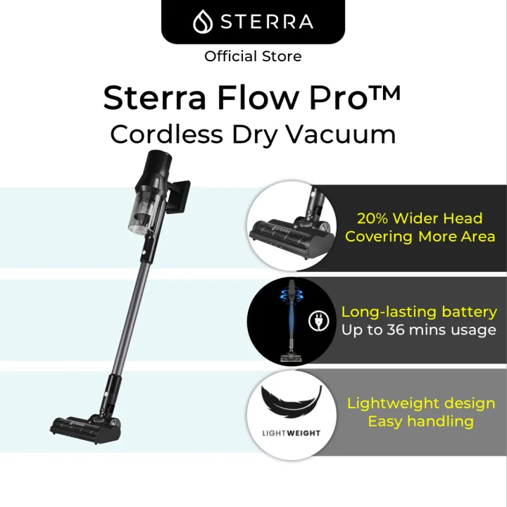 Sterra Flow Pro™ Cordless Vacuum | Lazada Singapore