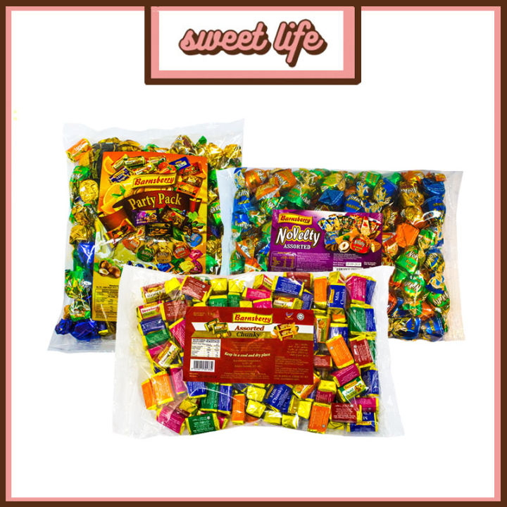 500G BARNSBERRY ASSORTED CHOCOLATE NOVELTY / CHUNKY / PARTY PACK ...